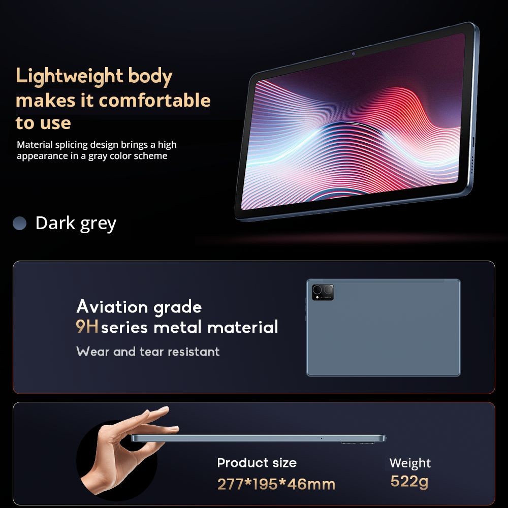 Ninkear T10 Pro Tablet MT6769 EU Grey