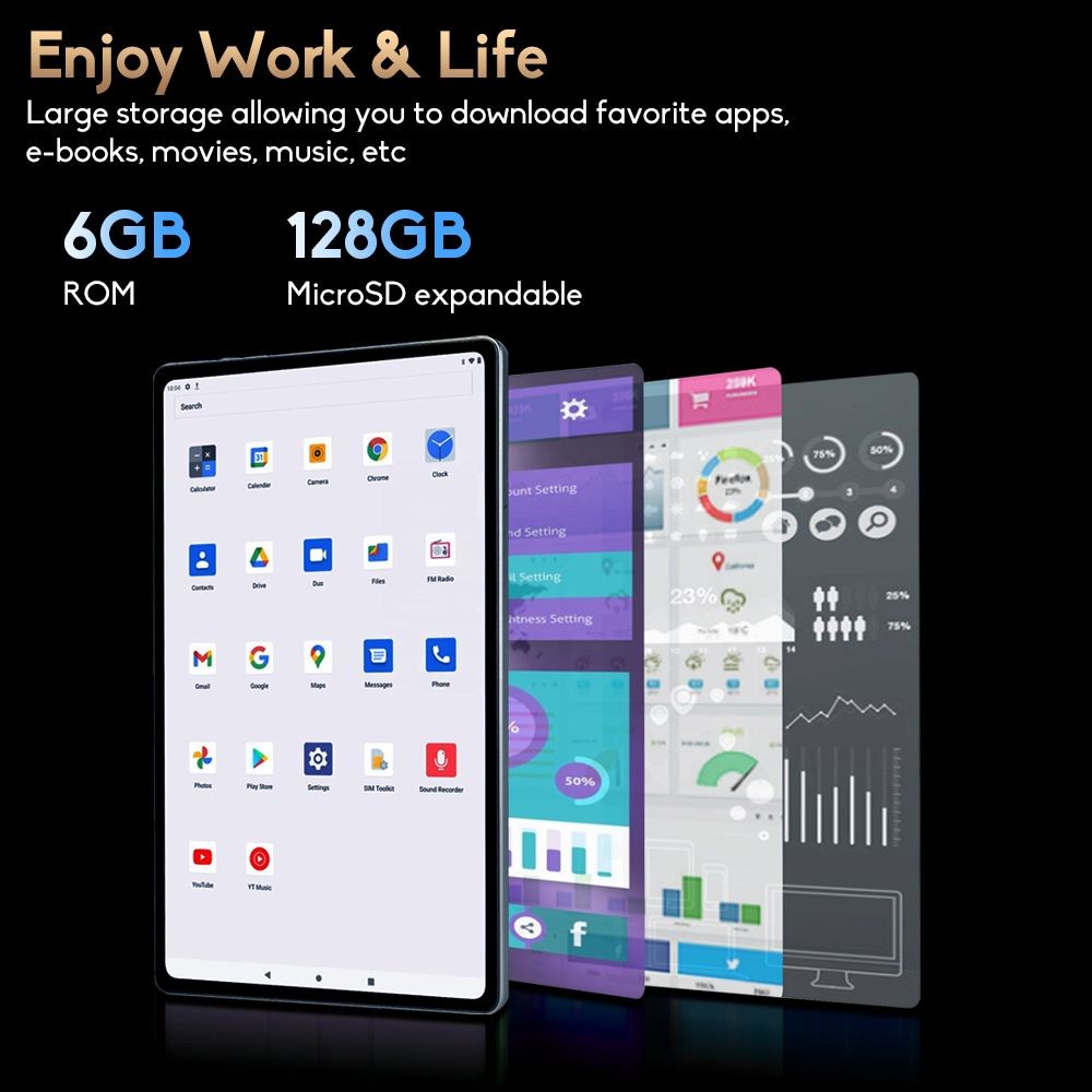 Ninkear T10 Pro Tablet MT6769 US Grey