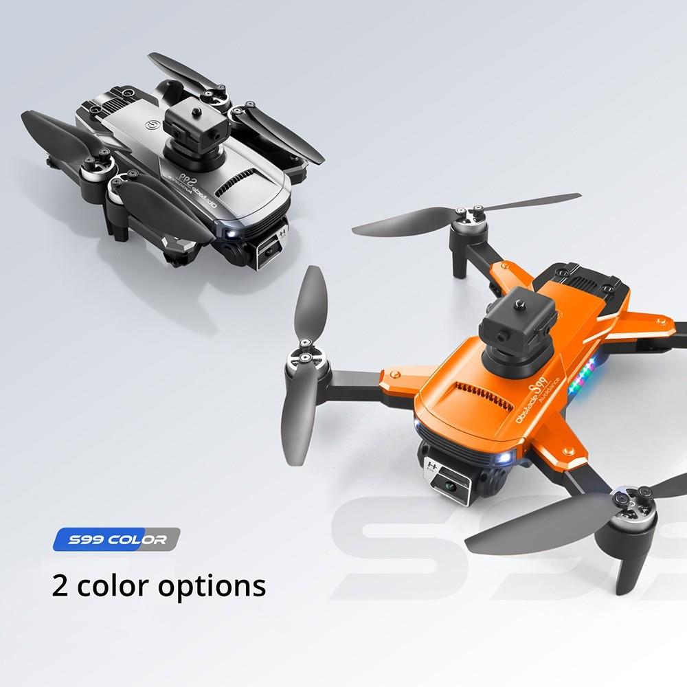 S99 Max RC Drone 2 Batteries Orange