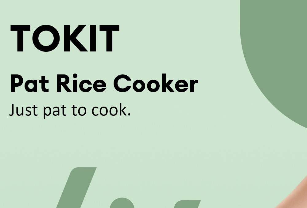 TOKIT 1.5L Mini Rice Cooker Green