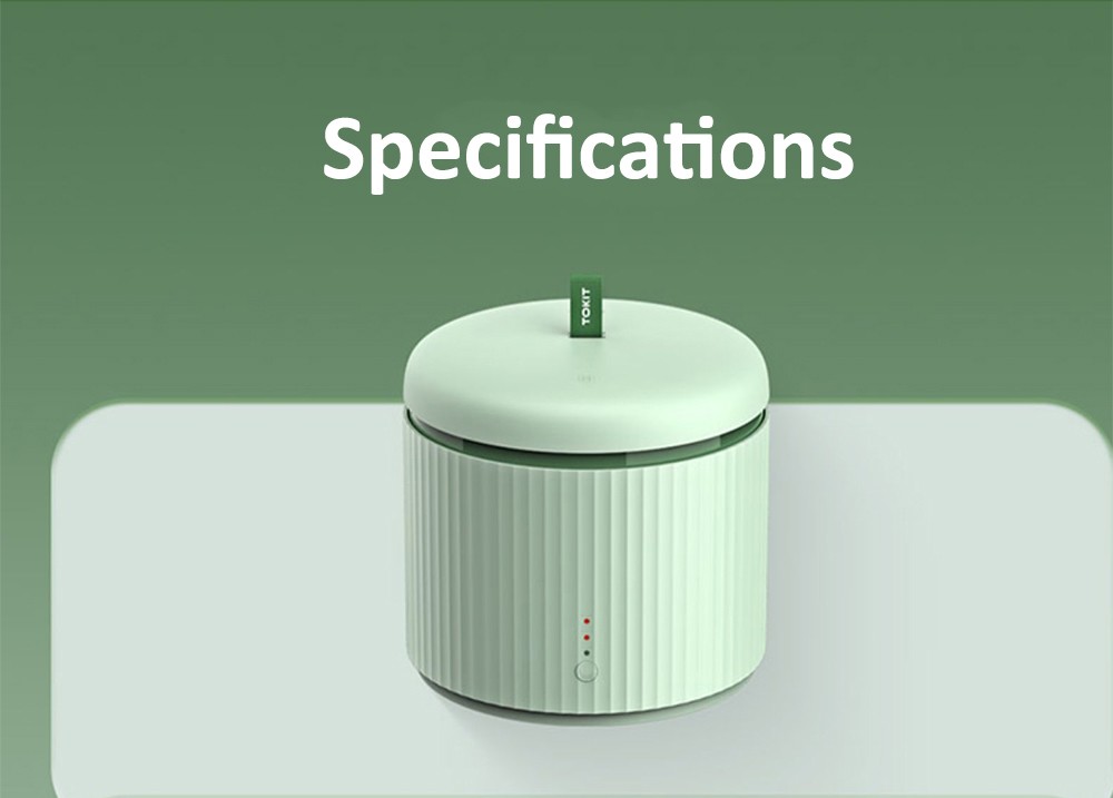 TOKIT 1.5L Mini Rice Cooker Green