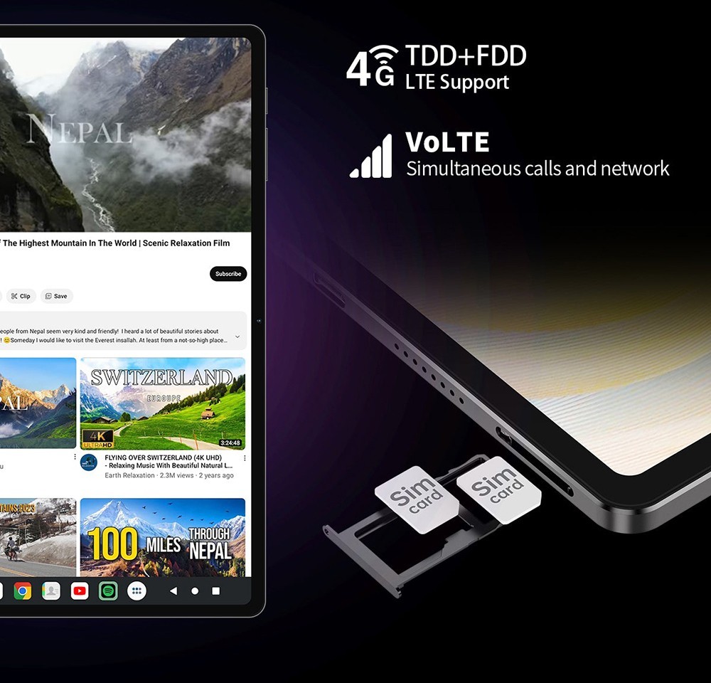 Teclast T40 Air 4G Tablet Unisoc T616 US