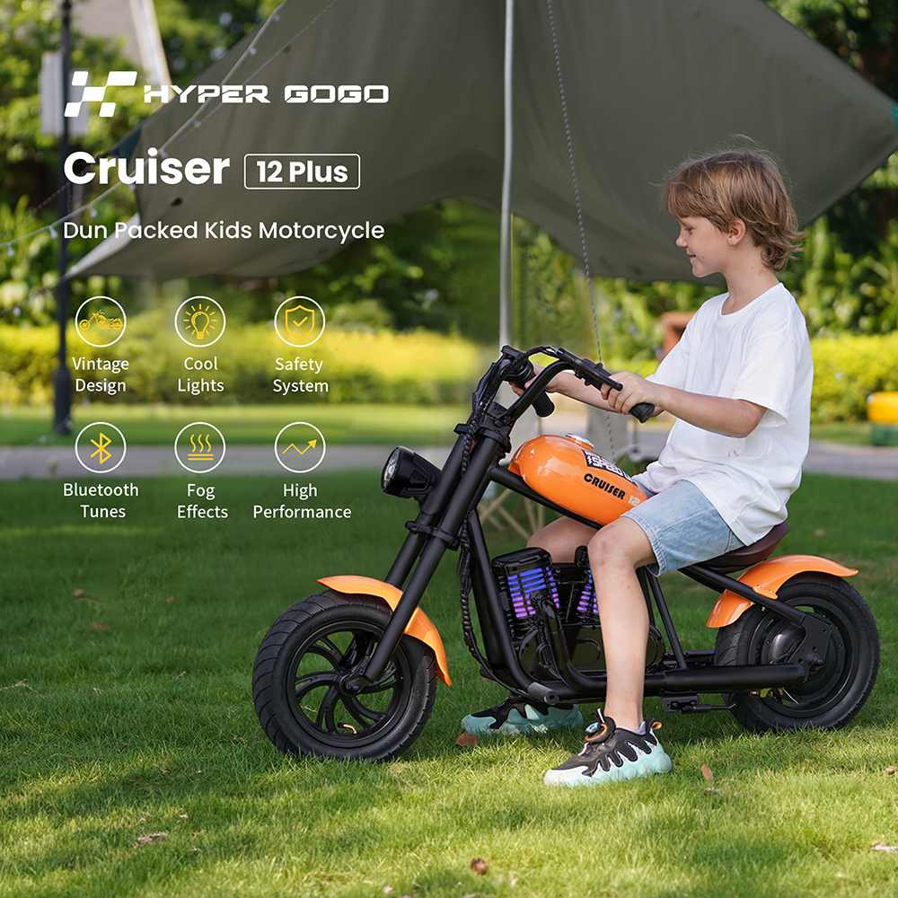 HYPER GOGO Cruiser 12 Plus Electric Motorcycle for Kids | Poland