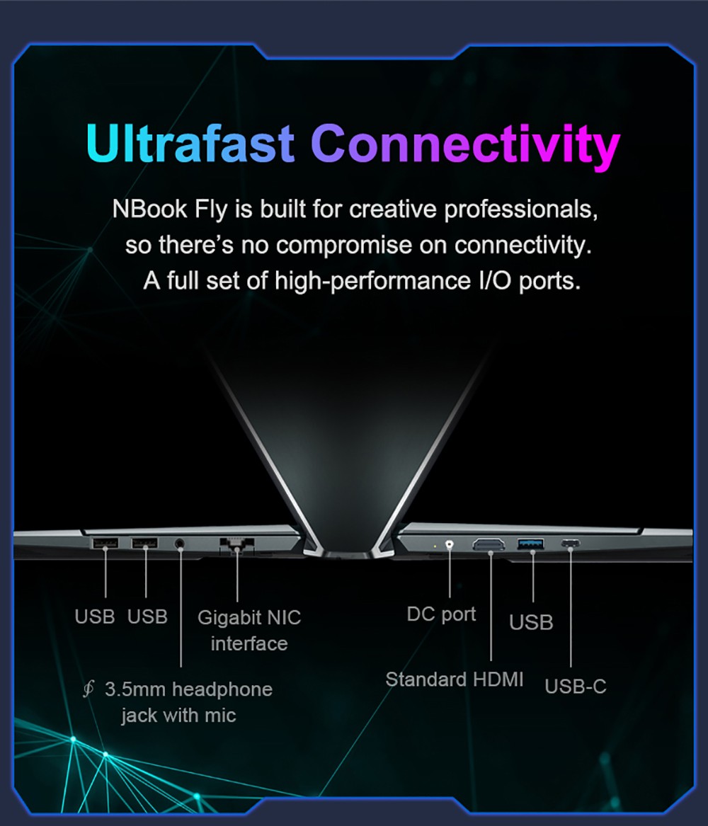 N-one NBook Fly Laptop 16in+14in Dual Screen 16GB DDR4 1TB SSD