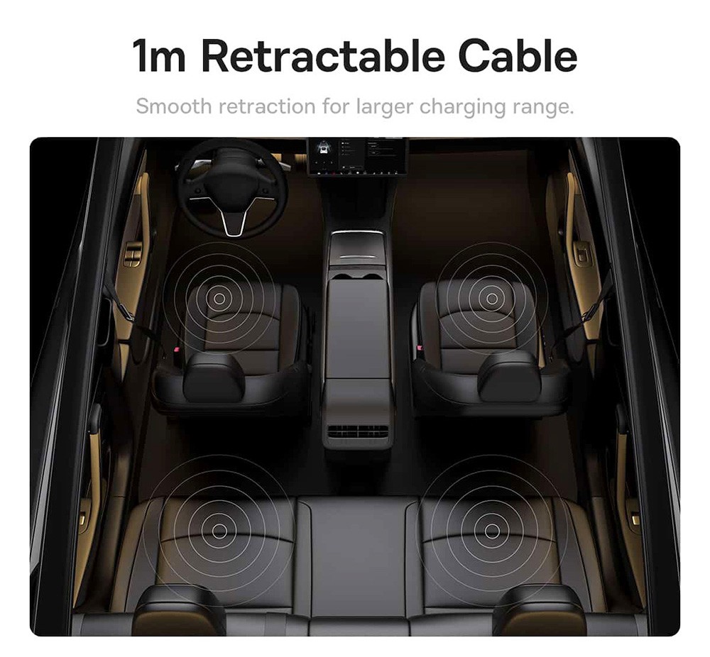 Baseus T-Space Series HUB for Tesla Cars