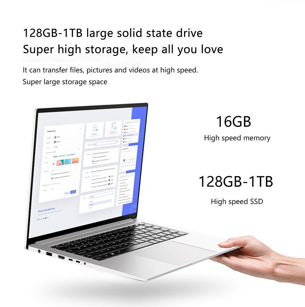 KUU A6 Laptop 16GB LPDDR4 512GB SSD