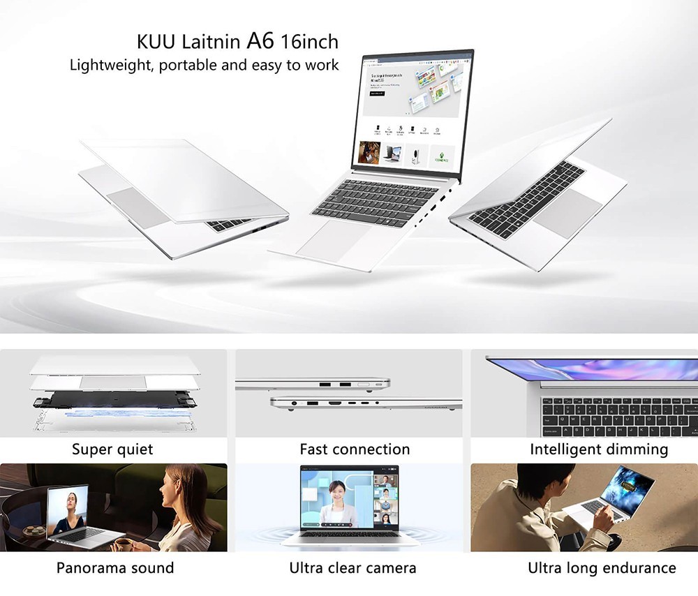 KUU A6 Laptop 16GB LPDDR4 512GB SSD