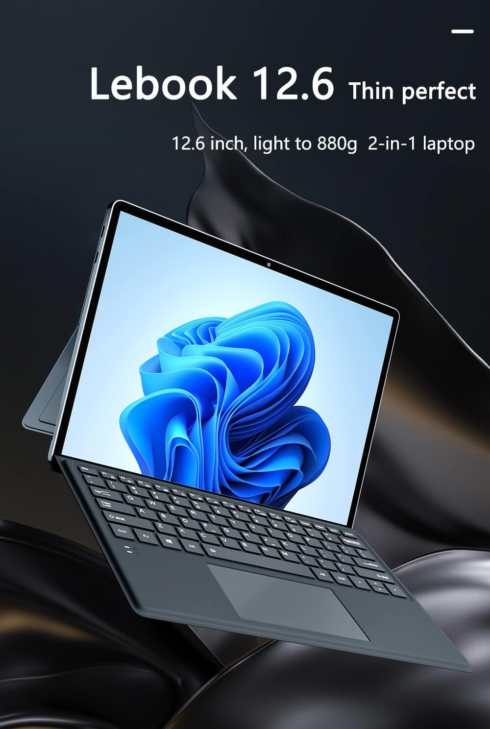 KUU Lebook Laptop 2K Touch IPS Display