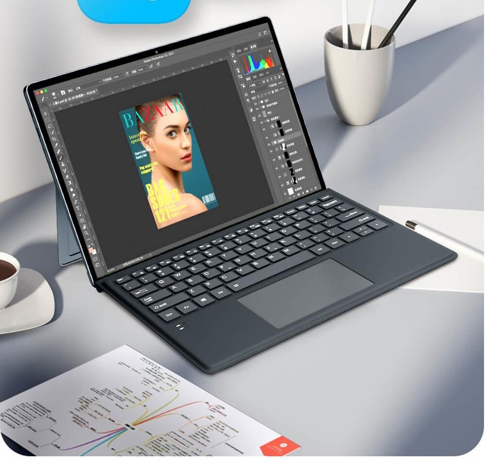 KUU Lebook Laptop 2K Touch IPS Display