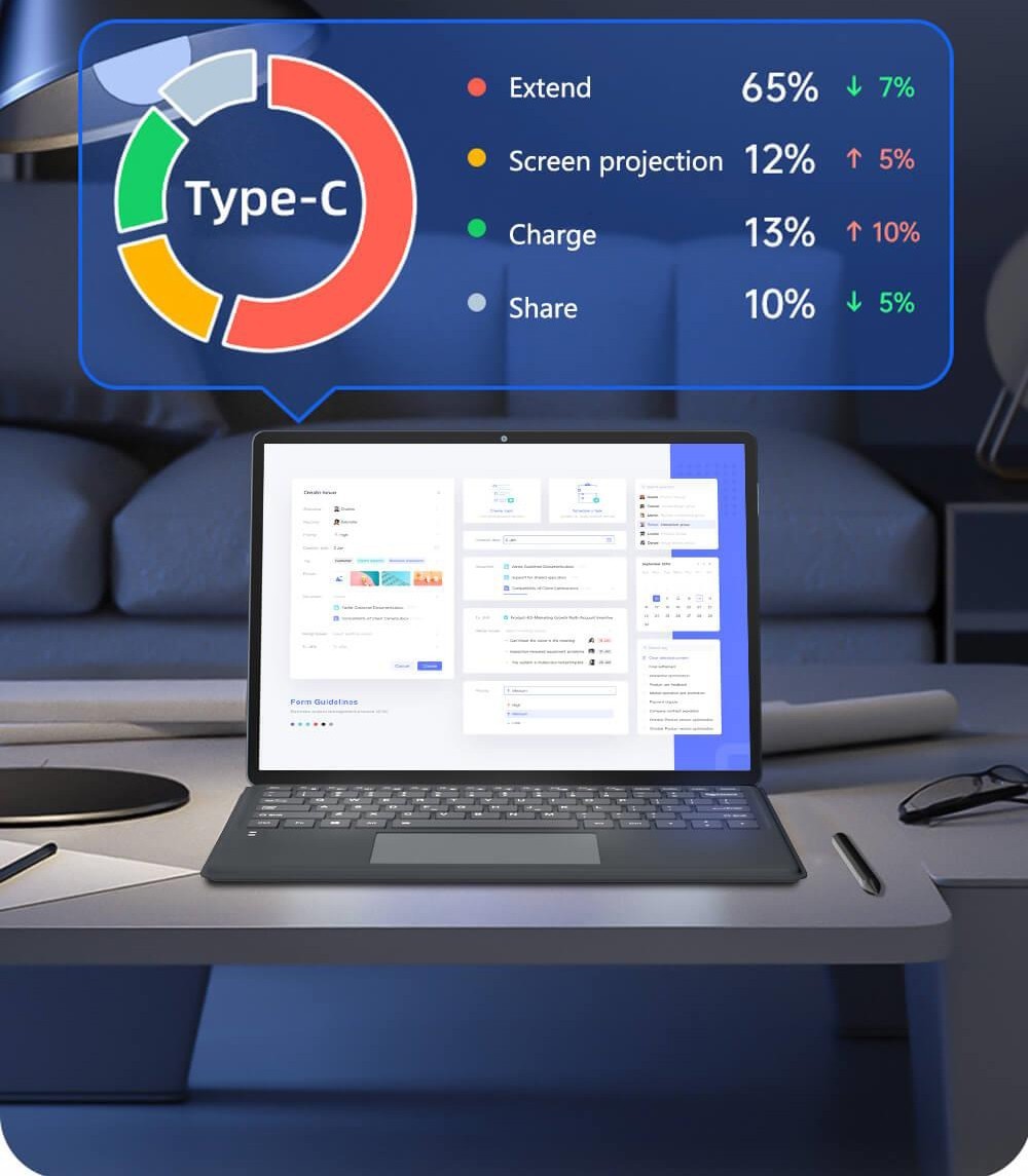 KUU Lebook Laptop 2K Touch IPS Display