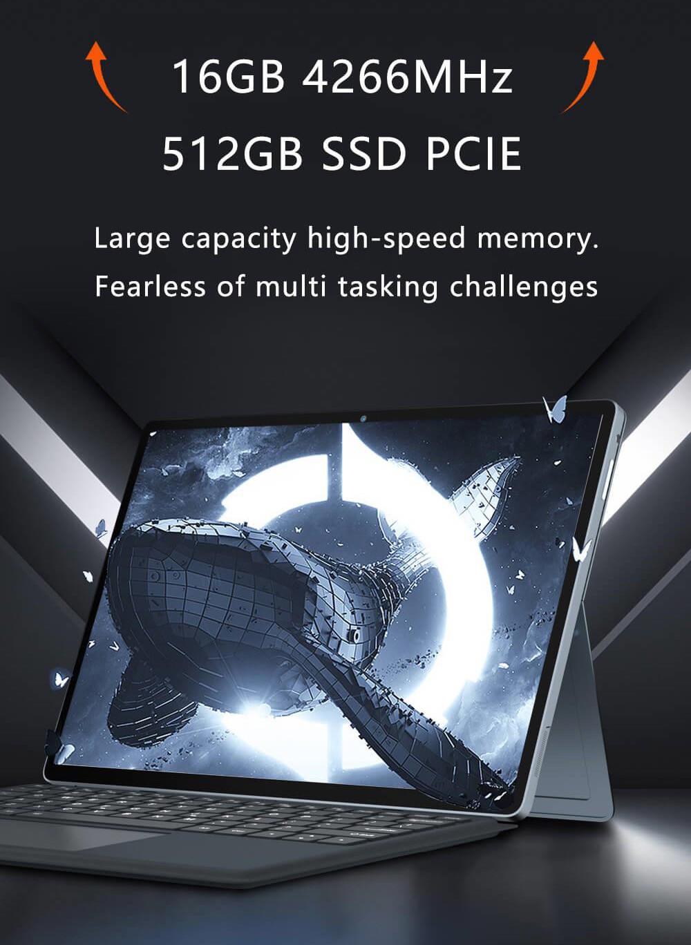 KUU Lebook Laptop 2K Touch IPS Display