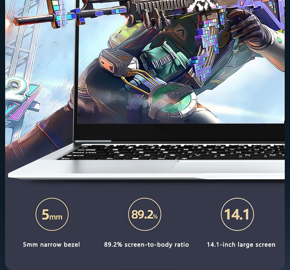 KUU Xbook-3 Laptop 8GB LPDDR4 512GB SSD