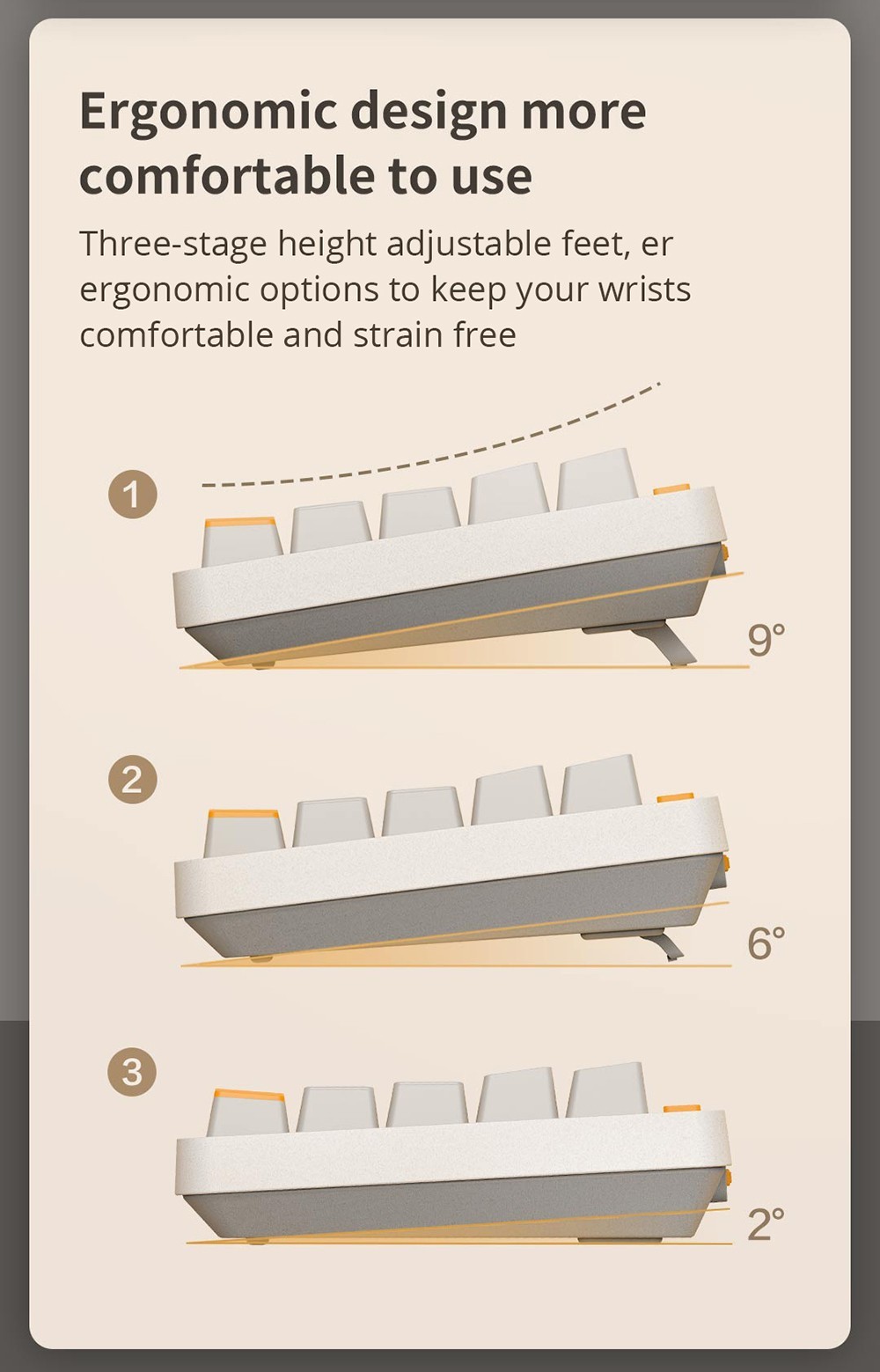 MIIIW ART Series K19 Three Modes Wireless Mechanical Keyboard