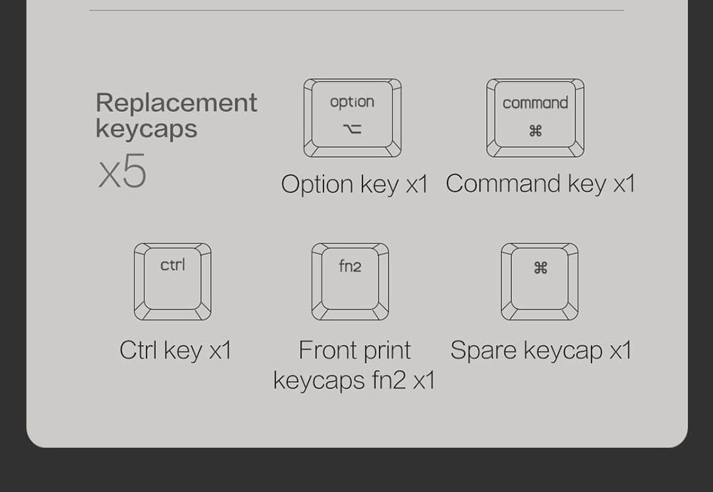 MIIIW ART Series K19 Three Modes Wireless Mechanical Keyboard