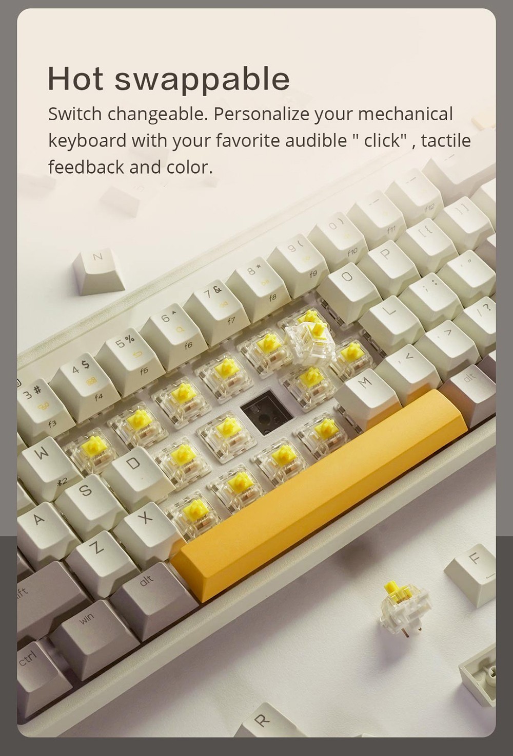 MIIIW ART Series K19 Three Modes Wireless Mechanical Keyboard