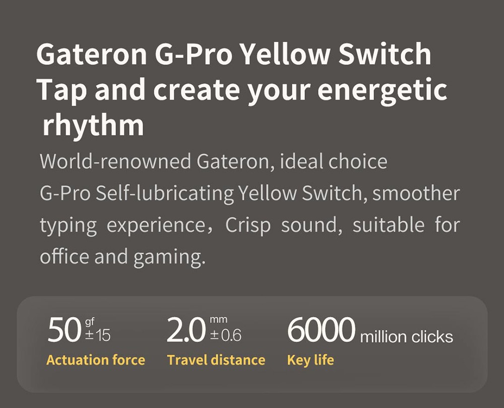 MIIIW ART Series K19 Three Modes Wireless Mechanical Keyboard