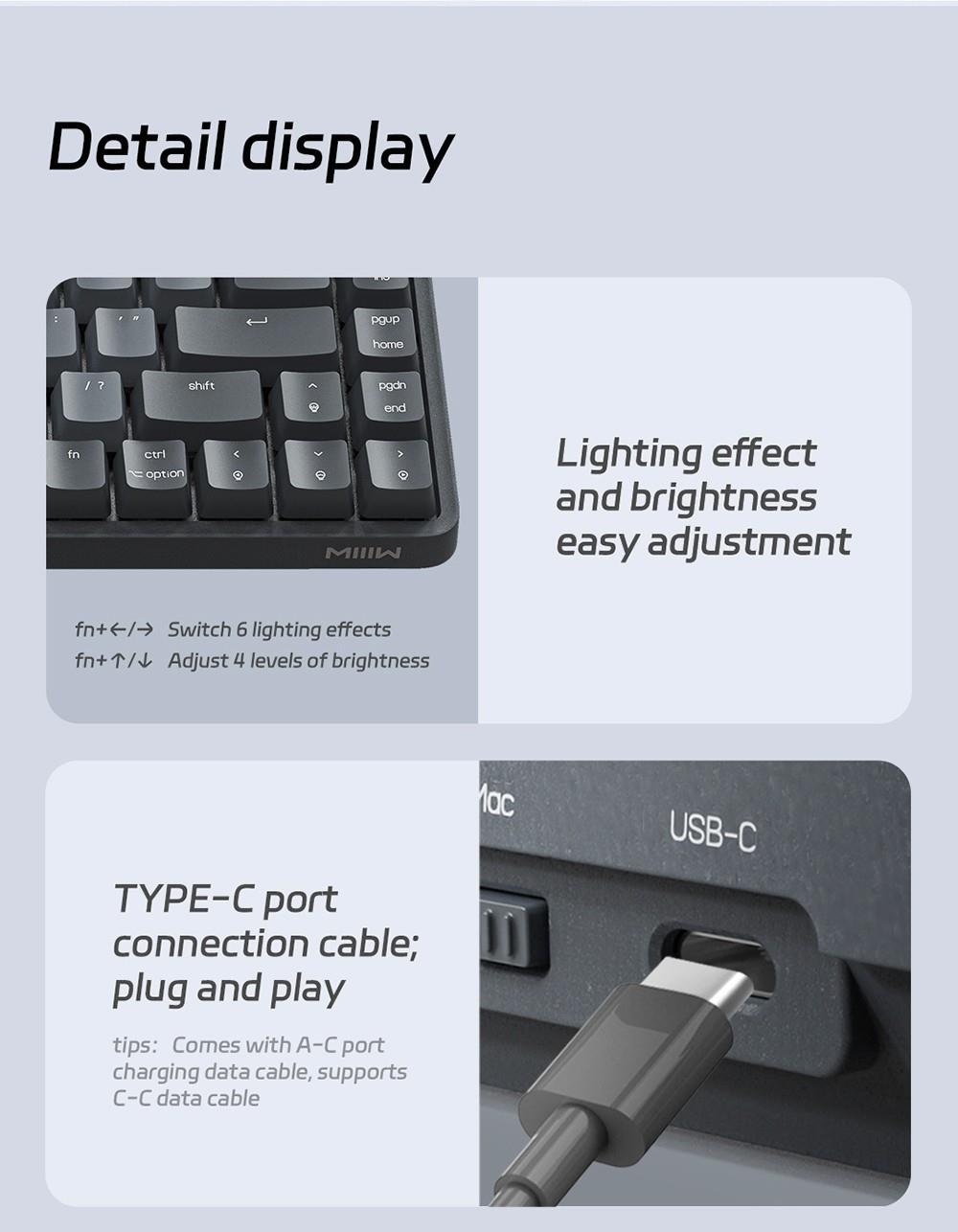 MIIIW POP Series Z680cc Mechanical Keyboard Gateron Brown Switch