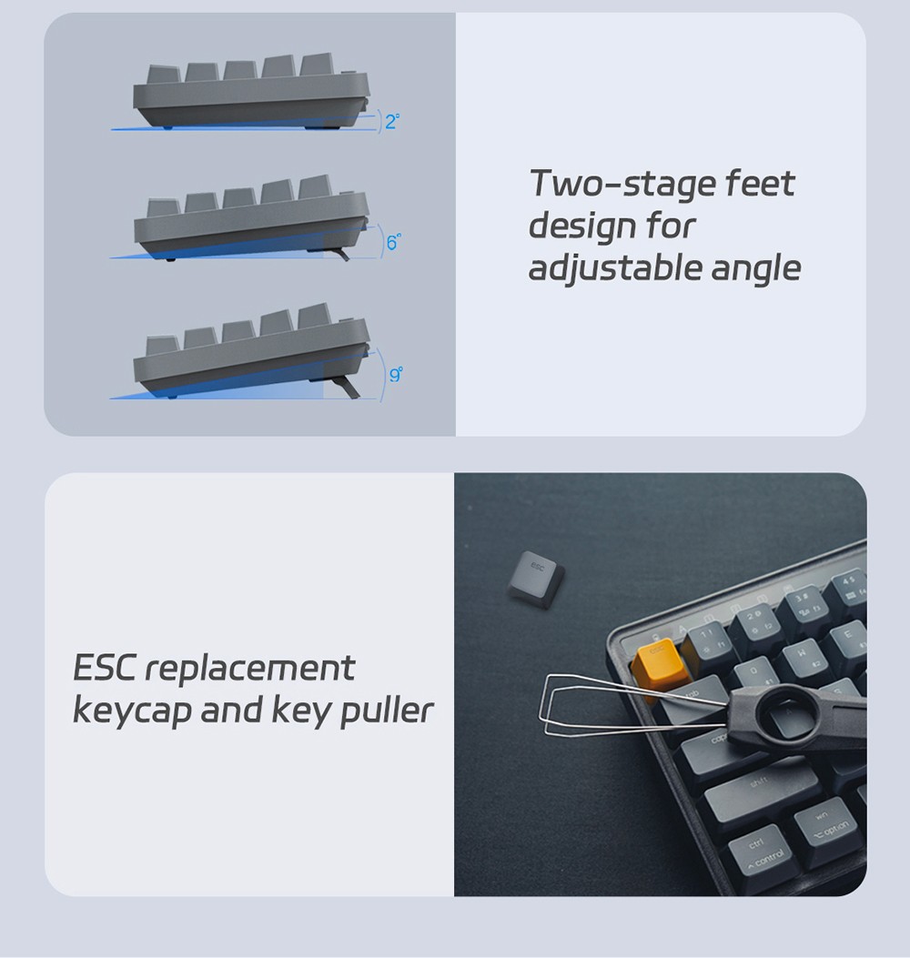 MIIIW POP Series Z680cc Mechanical Keyboard Gateron Red Switch