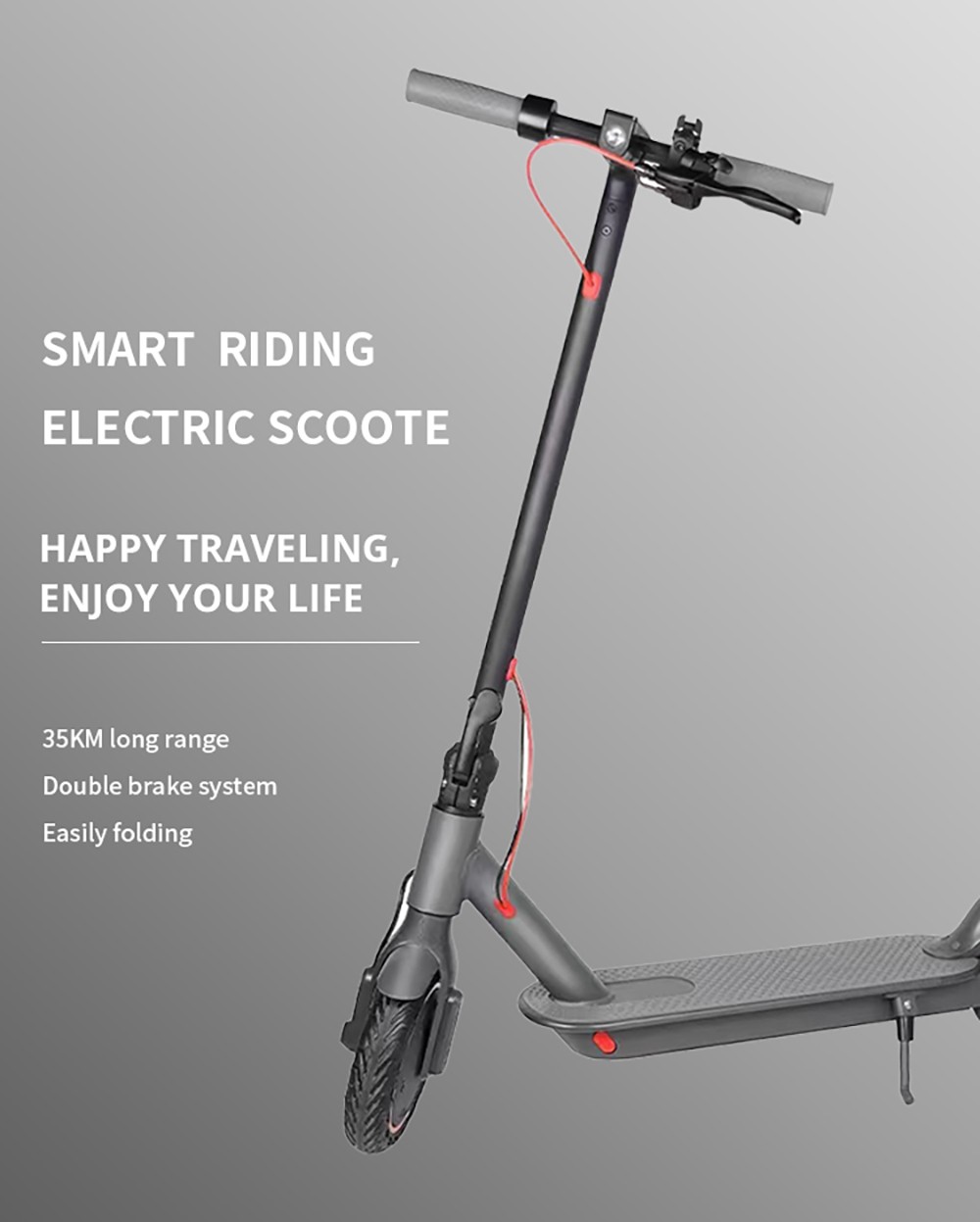 T1 Electric Scooter 8.5 inch Tire 350W Motor APP Support