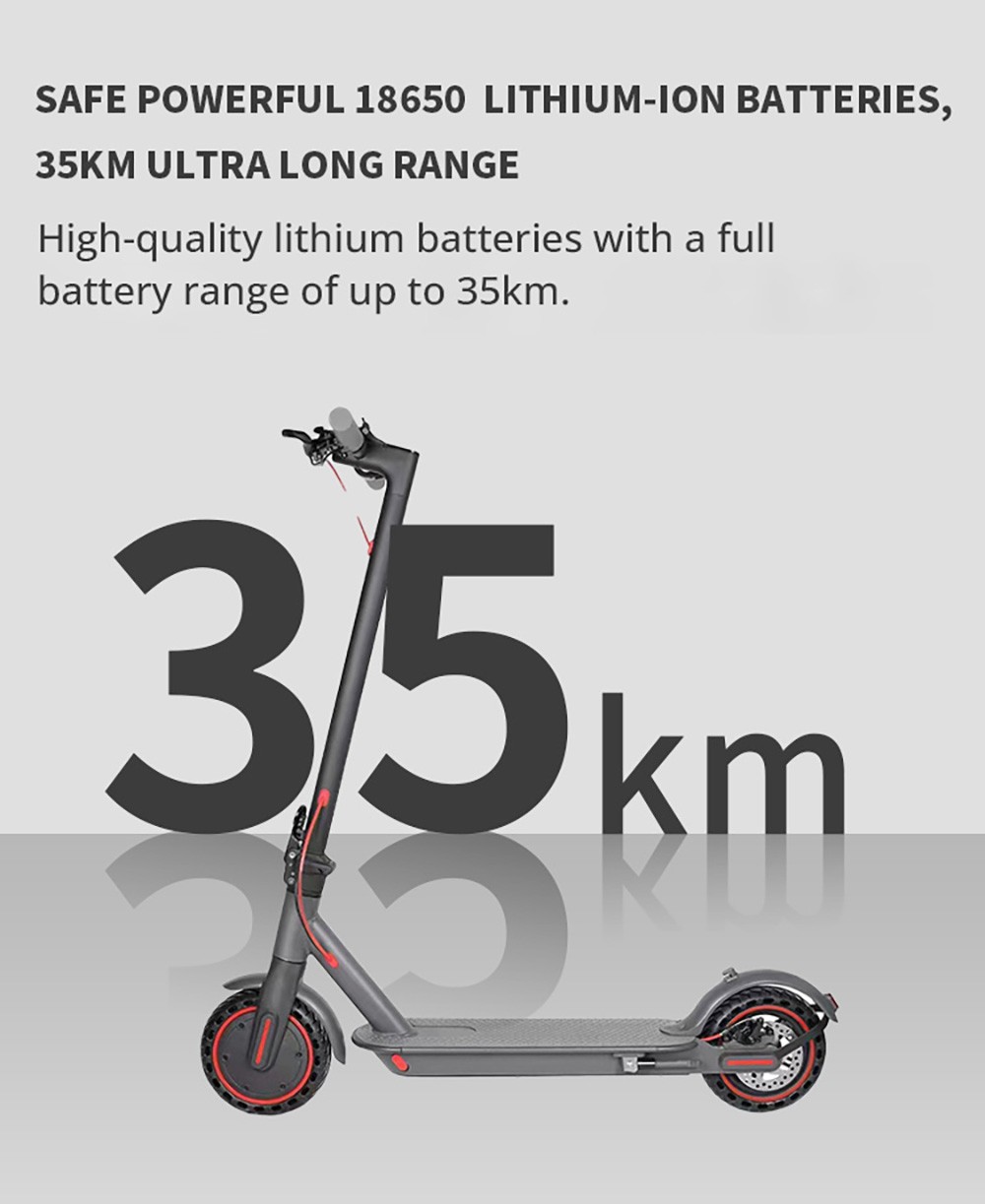 T1 Electric Scooter 8.5 inch Tire 350W Motor APP Support