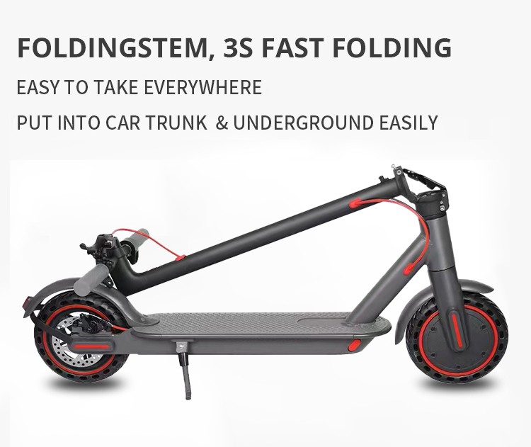 T1 Electric Scooter 8.5 inch Tire 350W Motor APP Support