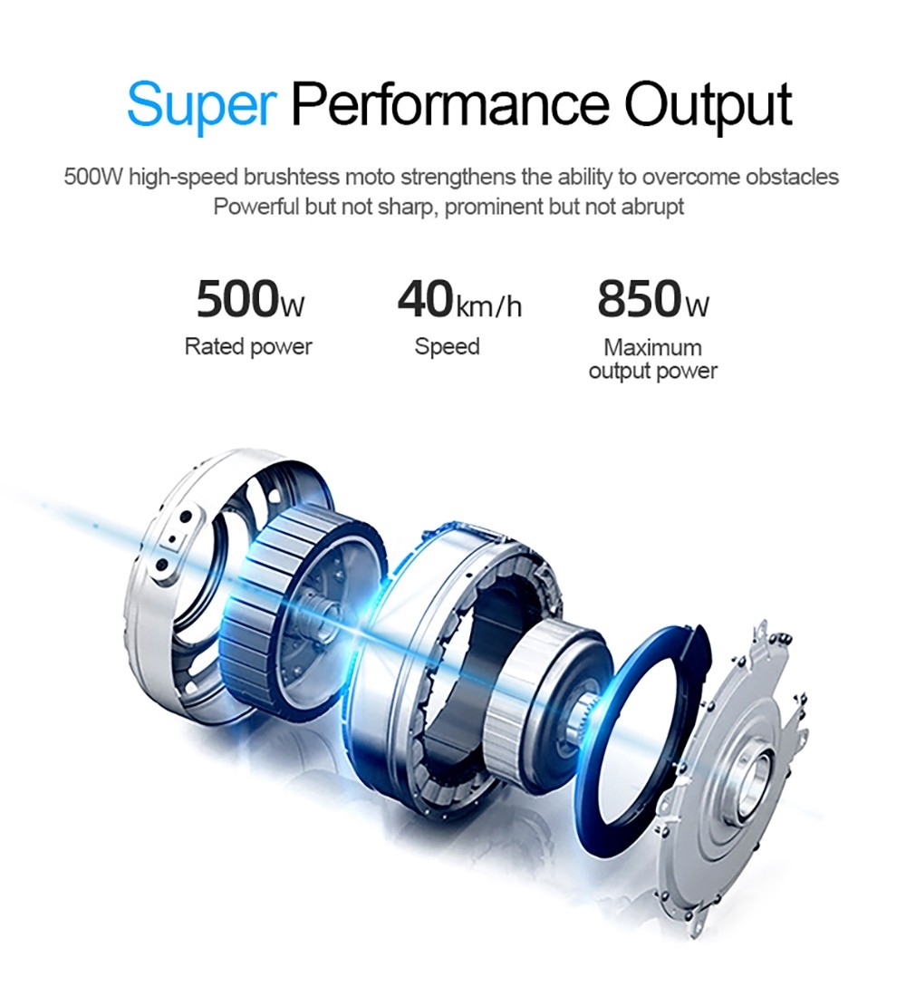 AOVO X9 Plus Electric Scooter 10 inches Tire Orange