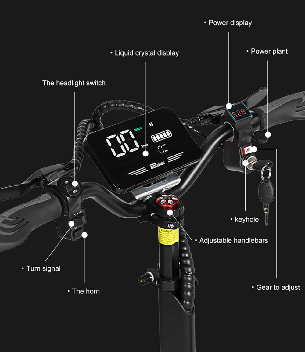 ARWIBON Q30 Electric Scooter 11 inch Off-road Tire