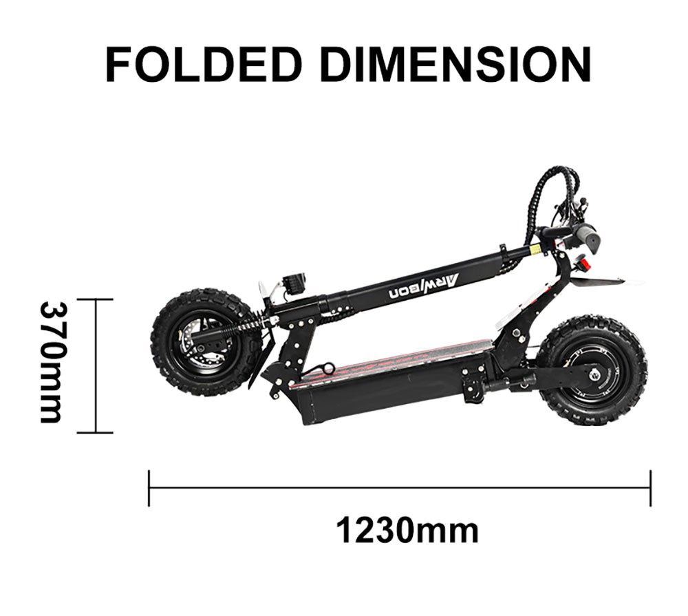 ARWIBON Q30 Electric Scooter 11 inch Off-road Tire