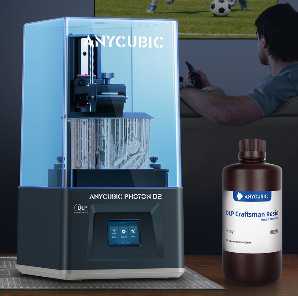 Anycubic Photon D2 Consumer DLP Resin 3D Printer