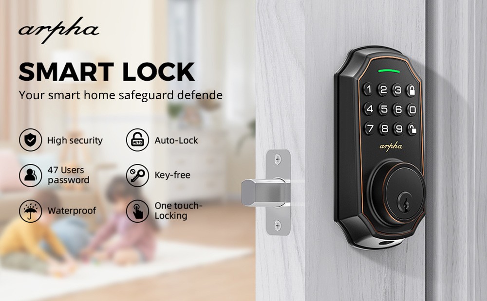 Arpha D180 Smart Password Door Lock with Keypad