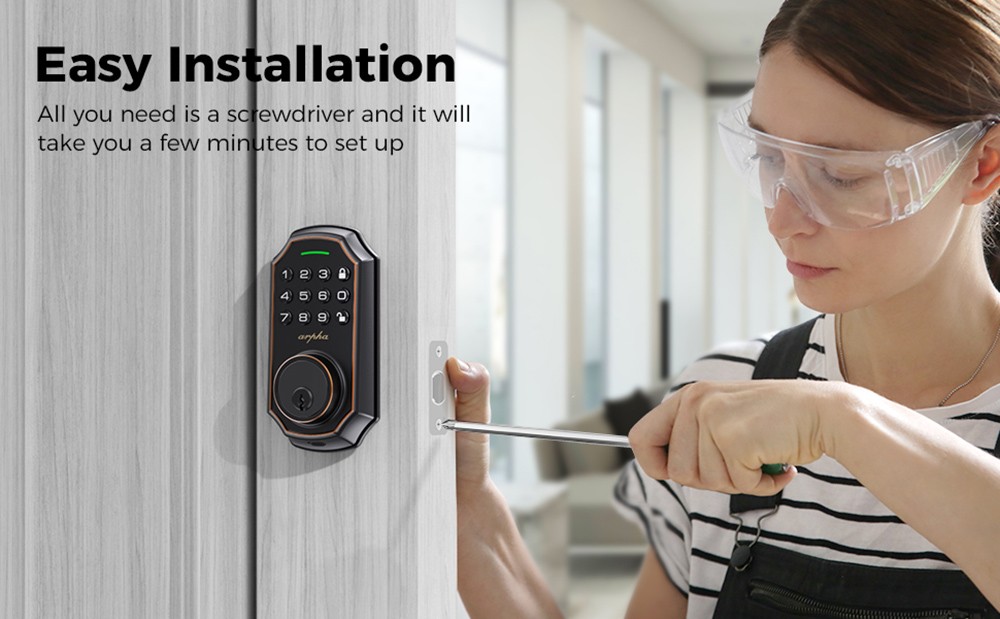 Arpha D180 Smart Password Door Lock with Keypad