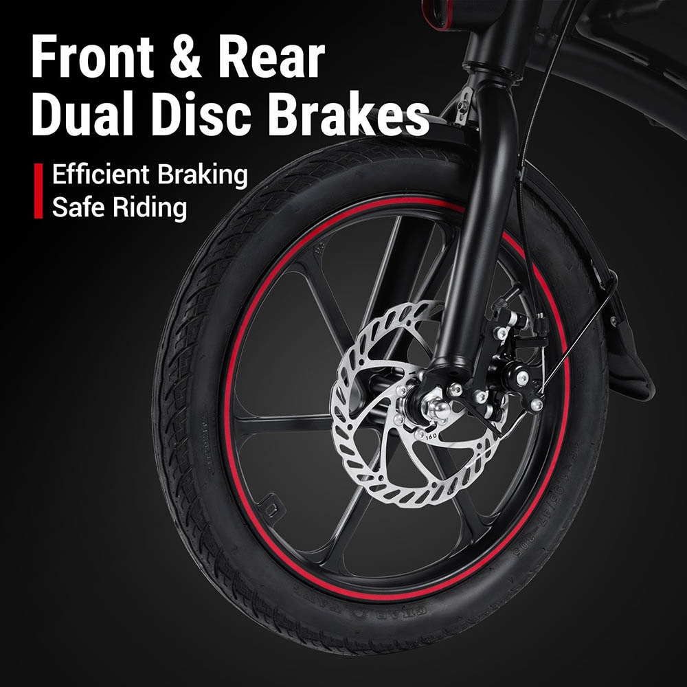 DYU D16 Electric Bike 16 inch 250W Motor 36V 10AH Battery 25km/h Speed