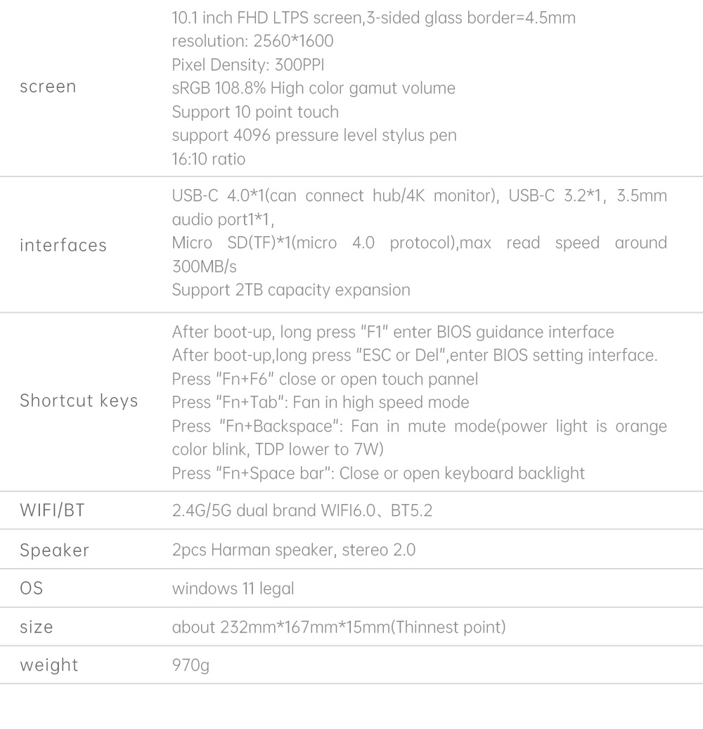 One Netbook 5 Laptop Intel I7 1250U EU