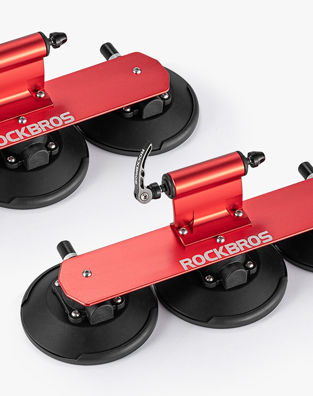 ROCKBROS Suction Cup Bike Rack for Car Roof Top - Black