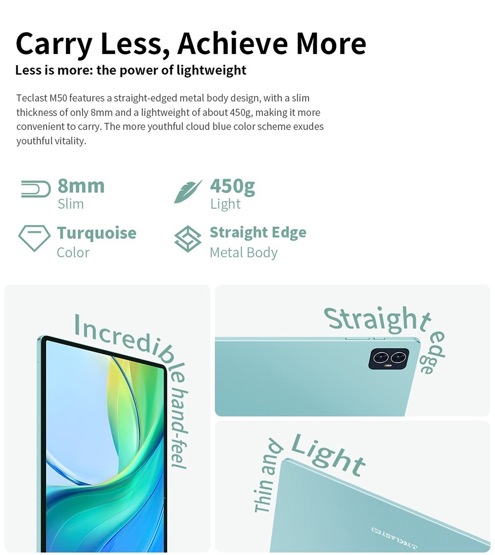 Teclast M50 UNISOC T606 Tablet - EU