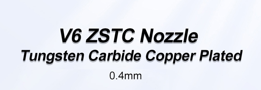Trianglelab V6 ZSTC 0.4mm 3D Printer Nozzle
