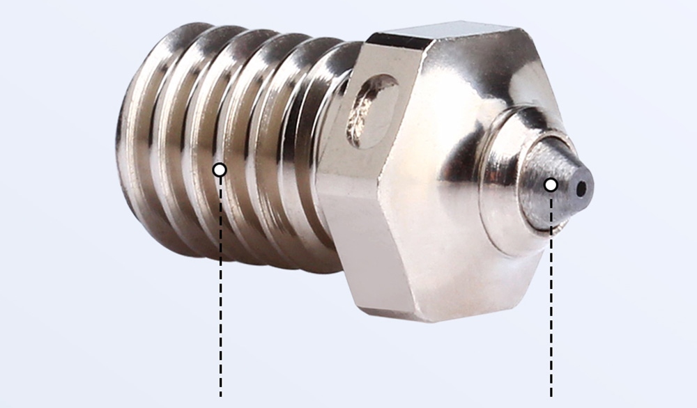 Trianglelab V6 ZSTC 0.4mm 3D Printer Nozzle