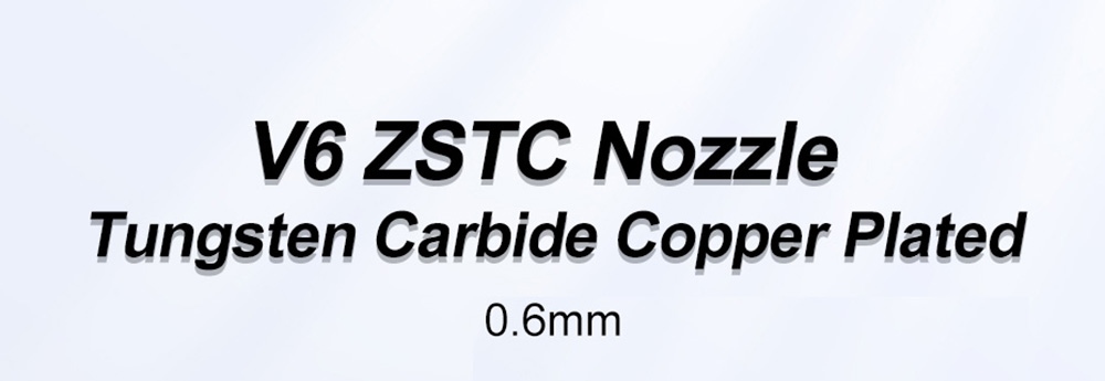 Trianglelab V6 ZSTC 0.6mm 3D Printer Nozzle