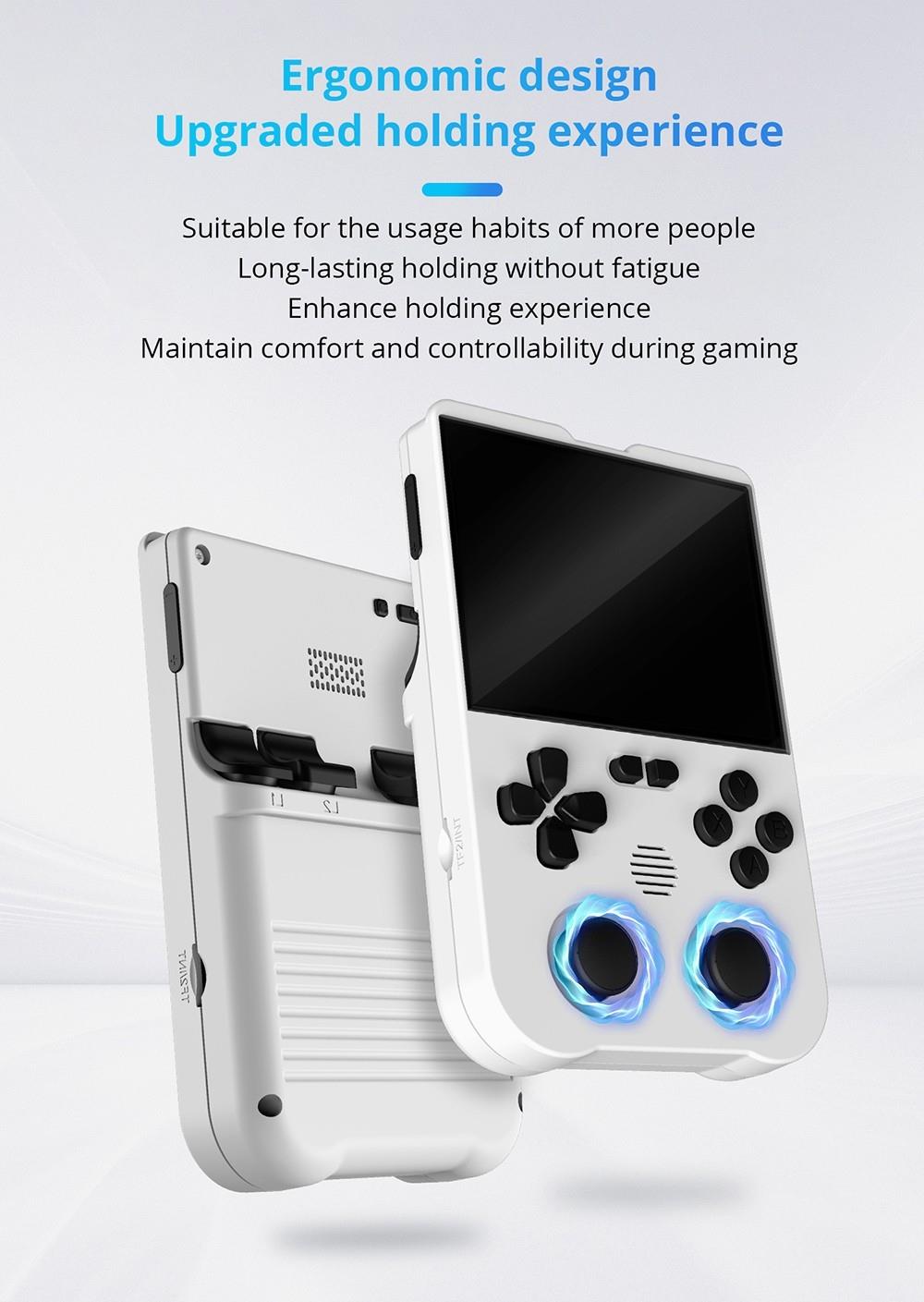 AMPOWN XU10 Handheld Game Console, 128GB - White