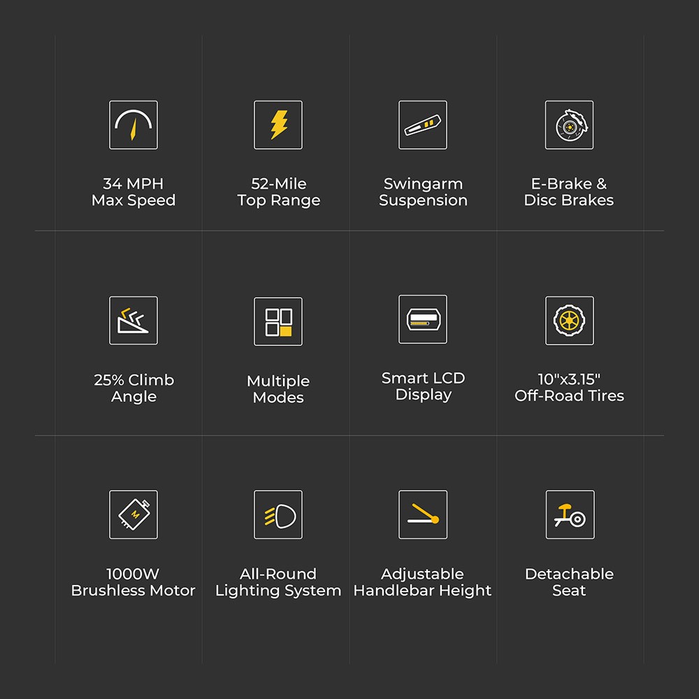 Refurbished Ausom Leopard Off-Road Electric Scooter