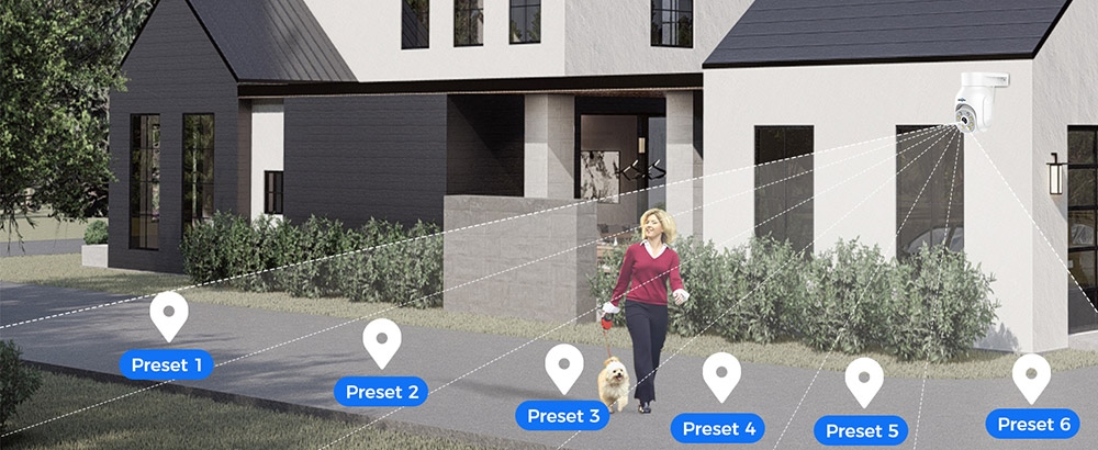 Hiseeu 5MP Wireless PTZ Security Camera System