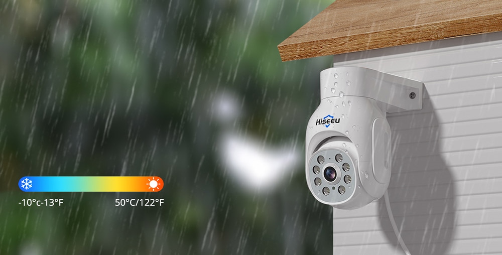 Hiseeu 5MP Wireless PTZ Security Camera System