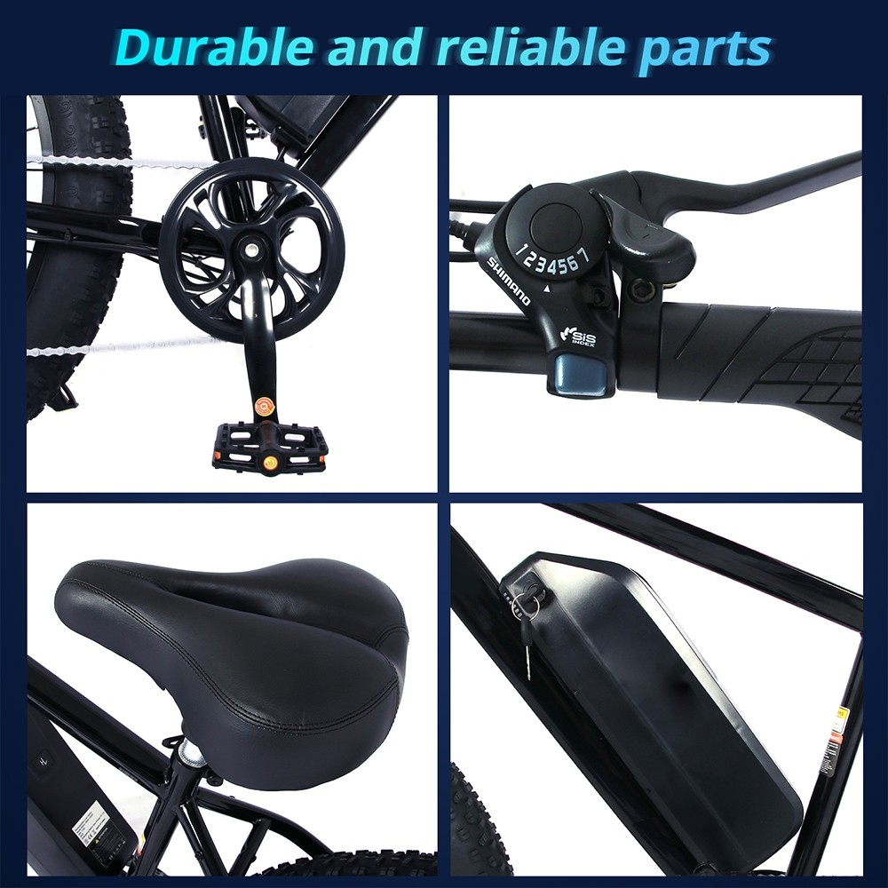 OT15 Electric Bike 26 inch Tire 48V 500W Motor 17Ah 25km/h Speed