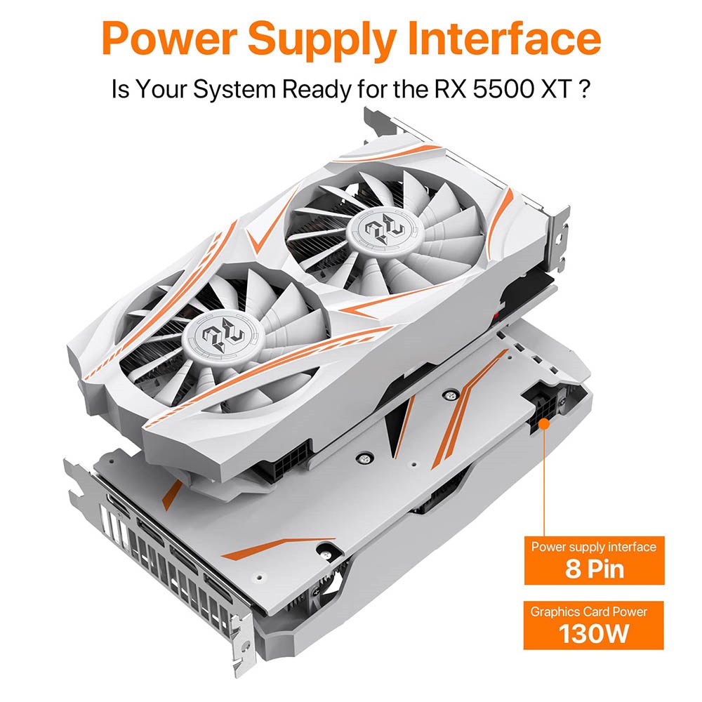 PELADN RX5500XT 8GB Gaming Graphics Card