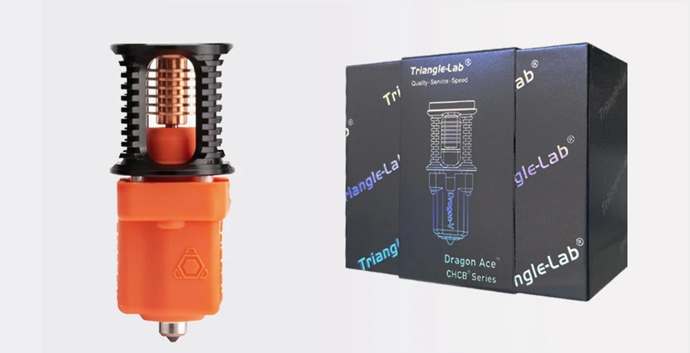 Trianglelab PT1000 Dragon Ace Hotend Black