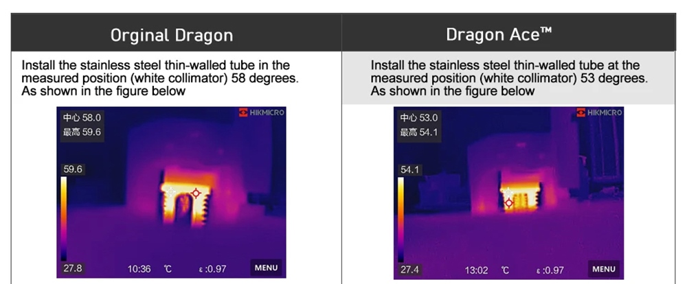 Trianglelab PT1000 Dragon Ace Hotend Black