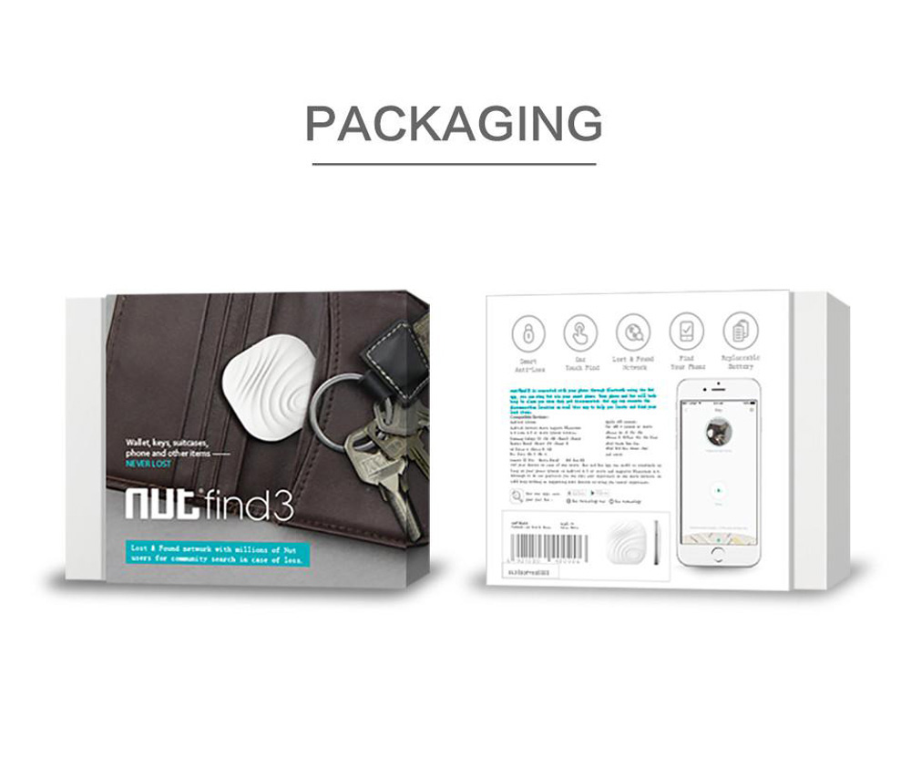 Nut Find3 F7X Bluetooth Tracker Grey