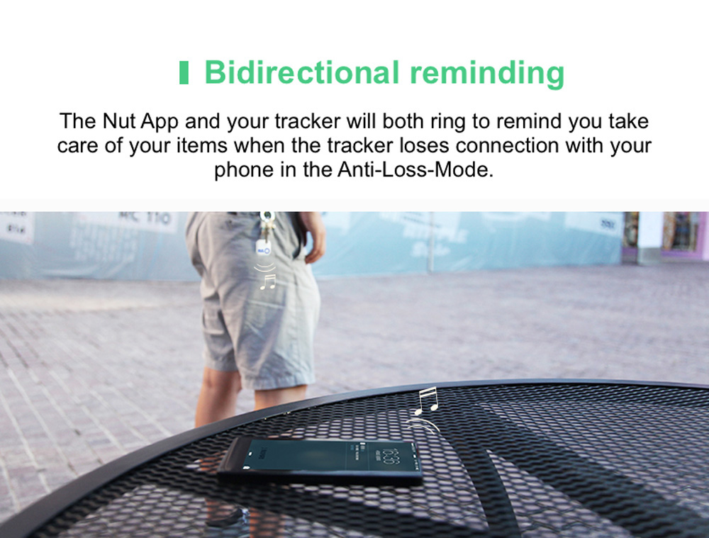 Nut 2 F5D Finder Mini Bluetooth Tracker White