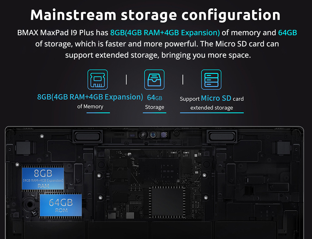 BMAX I9 Plus 10.1 inch Tablet 4GB RAM 64GB ROM