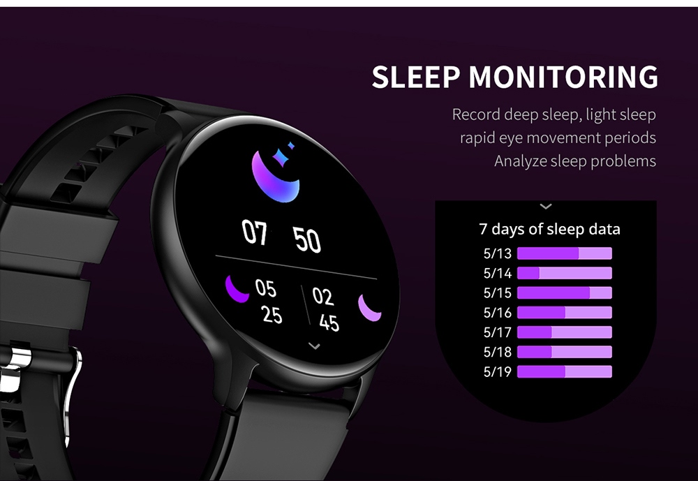 G5 Smartwatch Waterproof Sports Watch - Black